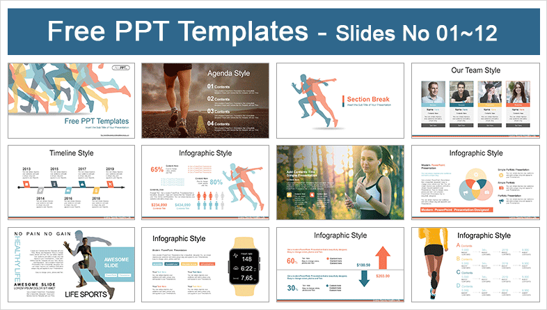 People Running PowerPoint Templates - Powerpoint and google slides ...