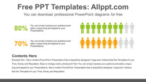 People icon chart PowerPoint Diagram Template - Slidesgo templates