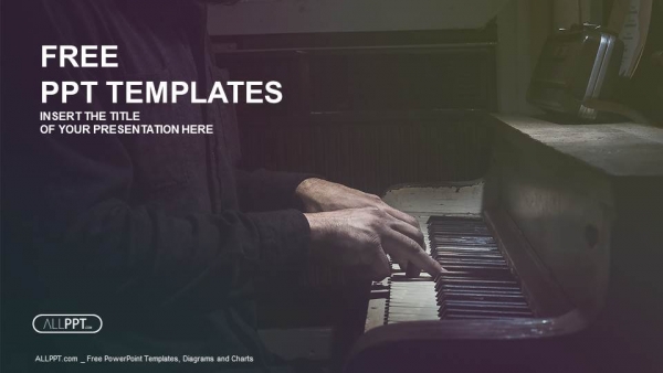 Pianist musician piano music playing PowerPoint Templates - Slidesgo ...