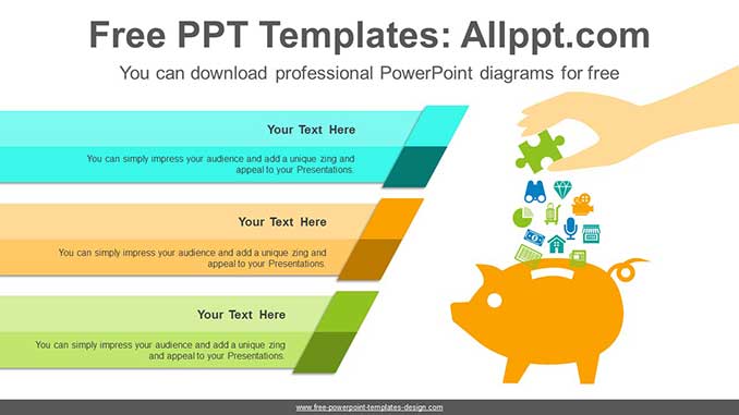 Piggy bank PowerPoint Diagram - Slidesgo templates Piggy bank PowerPoint Diagram - Slidesgo templates
