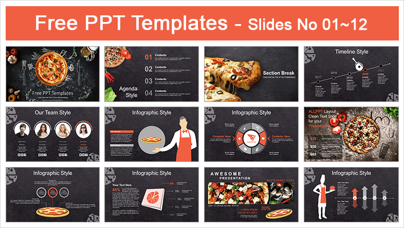 Pizza Restaurant PowerPoint Templates - Powerpoint and google slides ...