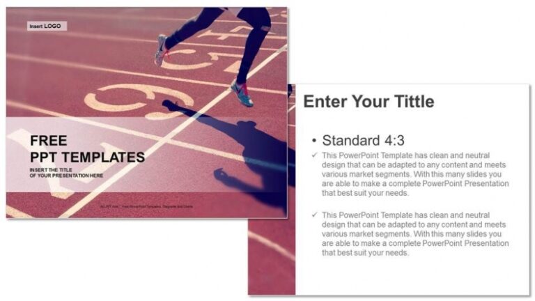 Professional Runner-Sports PowerPoint Templates - Slidesgo templates