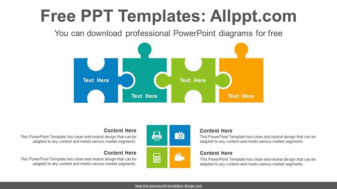 Puzzle List PowerPoint Diagram Template - Slidesgo templates