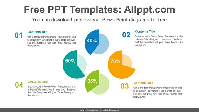 Radial Pie Charts PowerPoint Diagram - Slidesgo templates Radial Pie Charts PowerPoint Diagram - Slidesgo templates