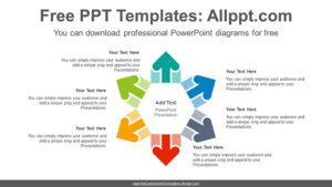 Radial arrows PowerPoint Diagram Template - Slidesgo templates