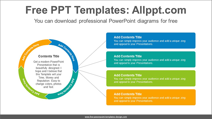 Radial doughnut banner PowerPoint Diagram Template - Slidesgo templates Radial doughnut banner PowerPoint Diagram Template - Slidesgo templates