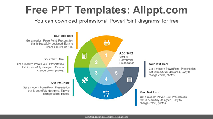 Radial doughnuts PowerPoint Diagram Template - Slidesgo templates Radial doughnuts PowerPoint Diagram Template - Slidesgo templates