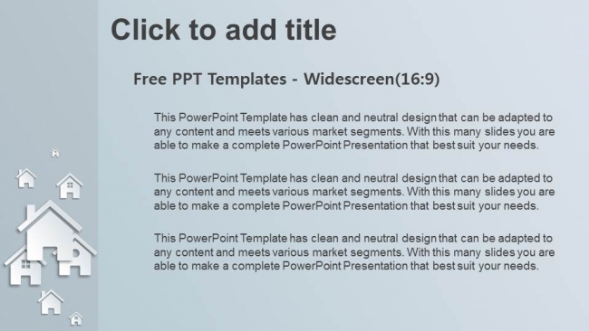 Real Estate Icon PowerPoint Templates - Slidesgo templates
