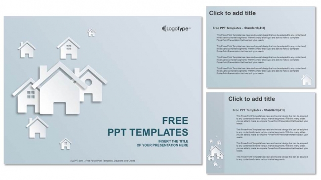 Real Estate Icon PowerPoint Templates - Slidesgo templates