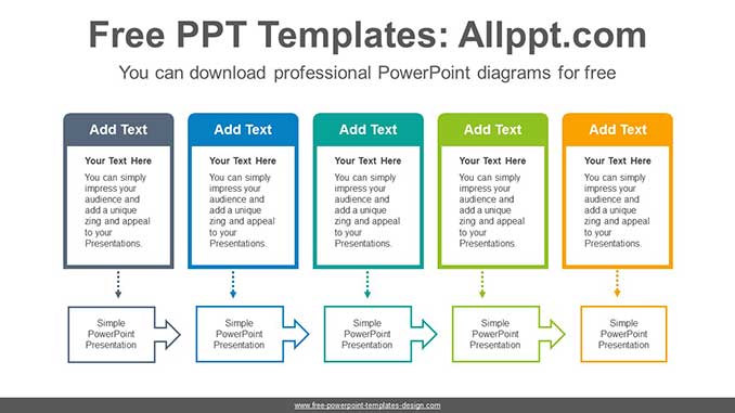 Rectangle Banner Flow PowerPoint Diagram - Slidesgo templates Rectangle Banner Flow PowerPoint Diagram - Slidesgo templates