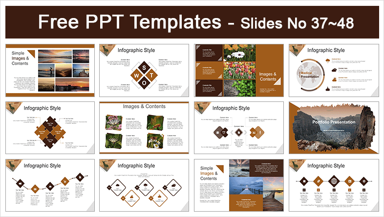 Red Deer PowerPoint Templates - Powerpoint and google slides Saveslides ...