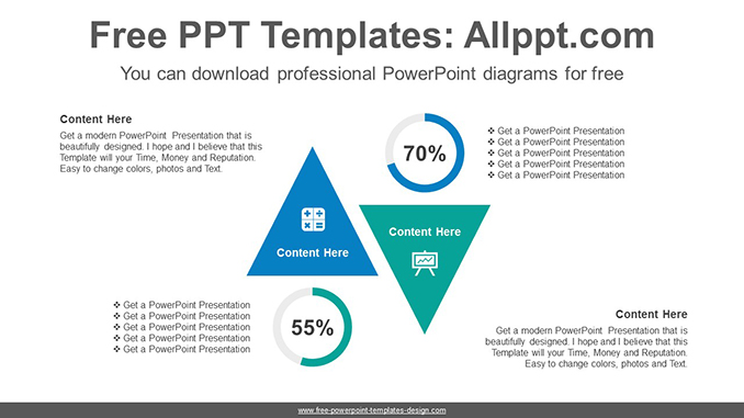 Reverse-facing triangle PowerPoint Diagram Template - Slidesgo templates Reverse-facing triangle PowerPoint Diagram Template - Slidesgo templates
