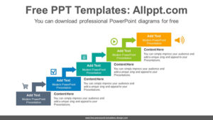 Right angle arrow banner PowerPoint Diagram Template - Slidesgo templates