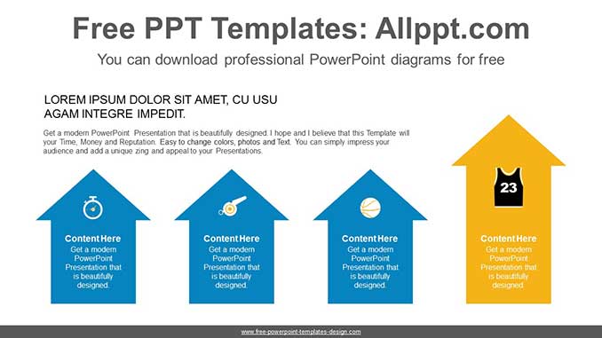 Rising Arrows PowerPoint Diagram - Slidesgo templates Rising Arrows PowerPoint Diagram - Slidesgo templates