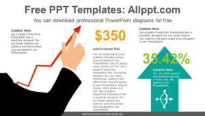 Rising Businessman PowerPoint Diagram Template - Slidesgo templates