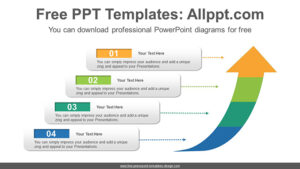 Rising arrow PowerPoint Diagram Template - Slidesgo templates