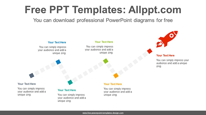 Rocket alternation rise PowerPoint Diagram Template - Slidesgo templates