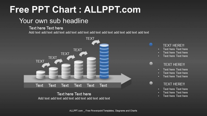 Rising Bar Graph PPT Charts - Slidesgo templates