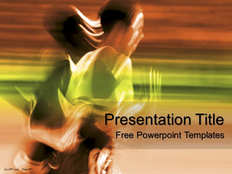 Runner PPT - Powerpoint and google slides Saveslides templates