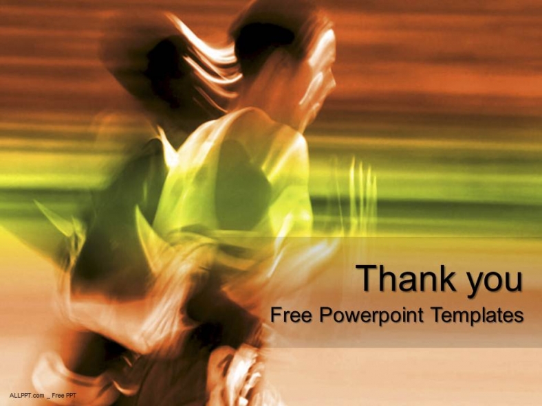 Runner PPT - Slidesgo templates