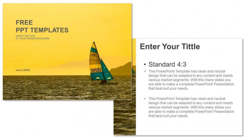 Sailing Boat-Sports PPT Templates - Slidesgo templates