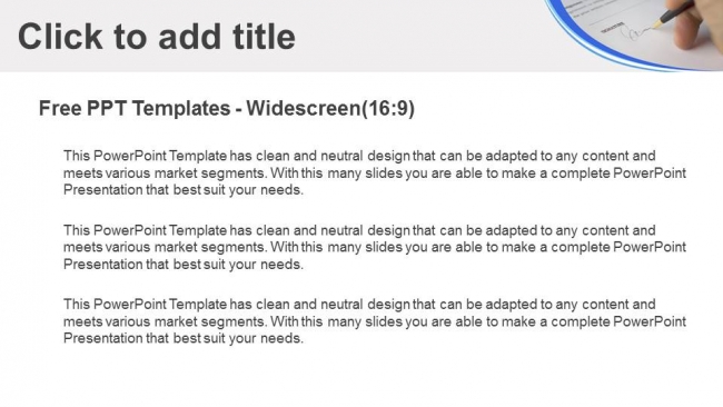 Signing a Document PowerPoint Templates - Slidesgo templates
