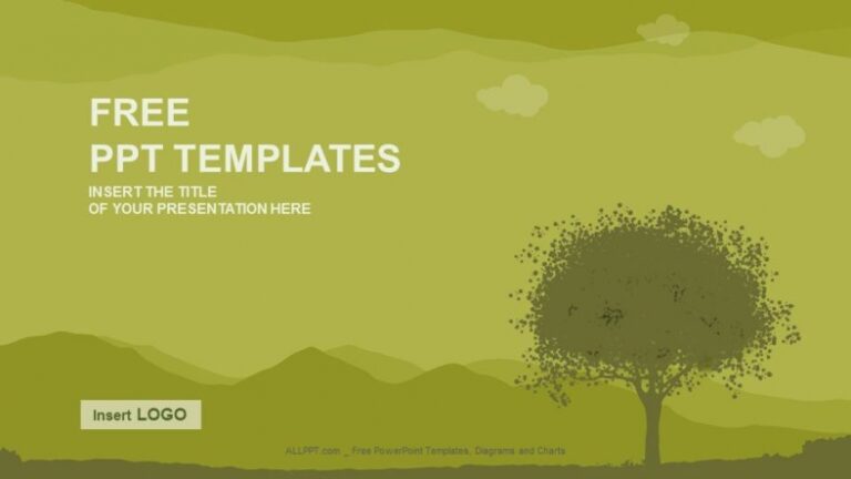 Silhouette Tree Nature PPT Templates - Slidesgo templates Silhouette Tree Nature PPT Templates - Slidesgo templates