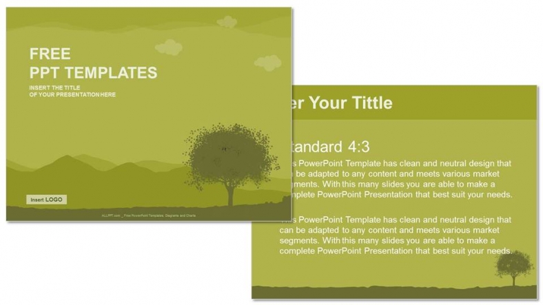 Silhouette Tree Nature PPT Templates - Slidesgo templates Silhouette Tree Nature PPT Templates - Slidesgo templates