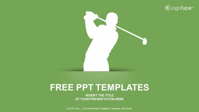 Silhouette of Golf PowerPoint Templates - Powerpoint and google slides ...
