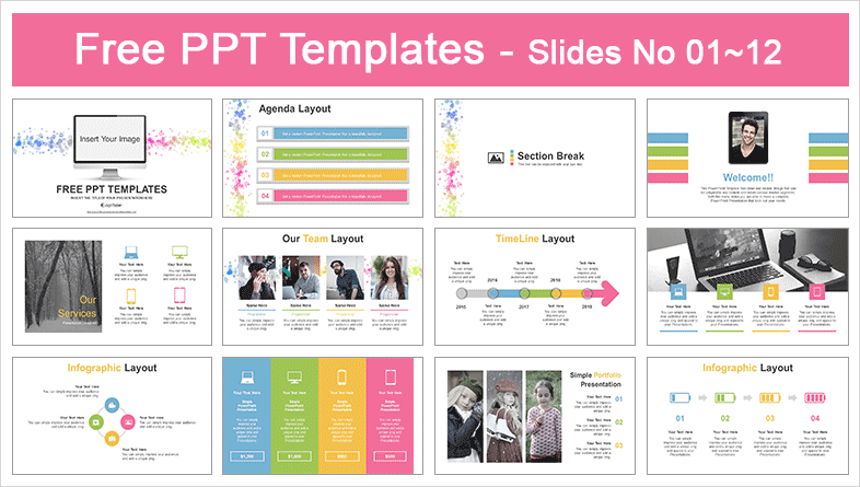 Simple Monitor PowerPoint Template - Powerpoint and google slides ...