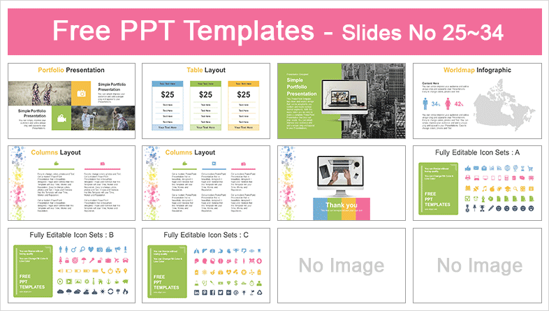 Simple Monitor PowerPoint Template - Powerpoint and google slides ...