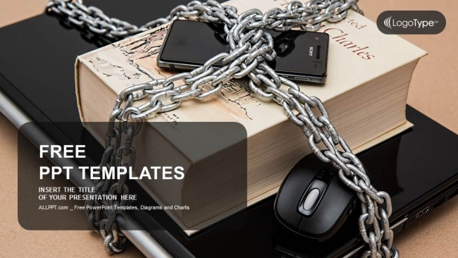 Smart phone with Chains PowerPoint Templates - Slidesgo templates Smart phone with Chains PowerPoint Templates - Slidesgo templates