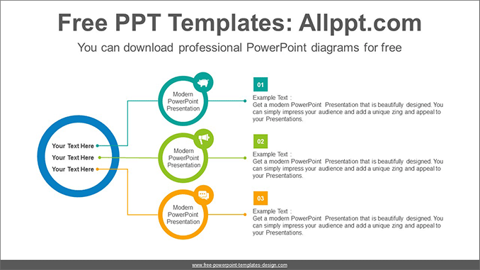 Spread 3-circle PowerPoint Diagram Template - Slidesgo templates Spread 3-circle PowerPoint Diagram Template - Slidesgo templates
