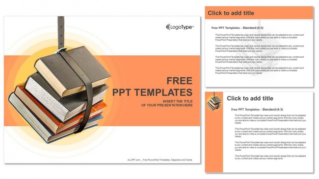 Stack of Books PowerPoint Templates - Slidesgo templates