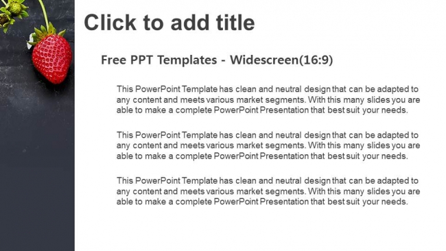 Strawberry field PowerPoint Templates - Slidesgo templates