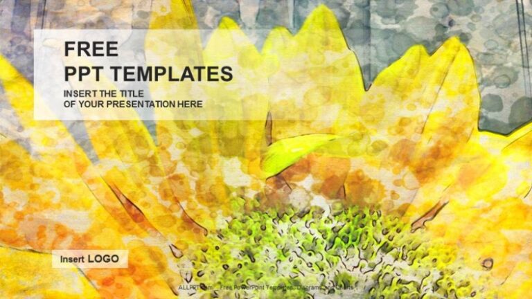 Sunflower Nature PPT Templates - Slidesgo templates Sunflower Nature PPT Templates - Slidesgo templates