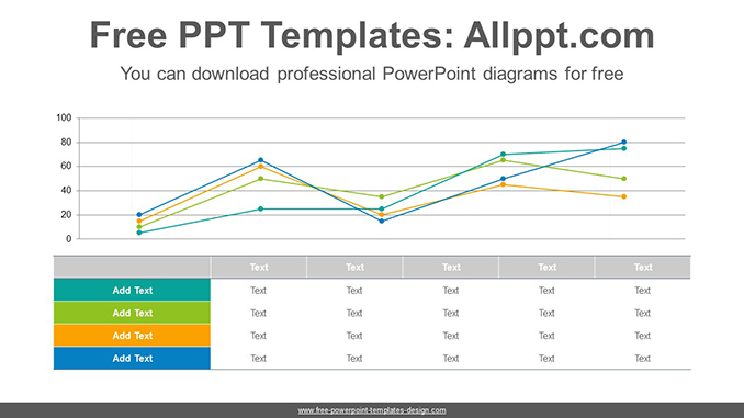 Table line chart PowerPoint Diagram Template - Powerpoint and google ...