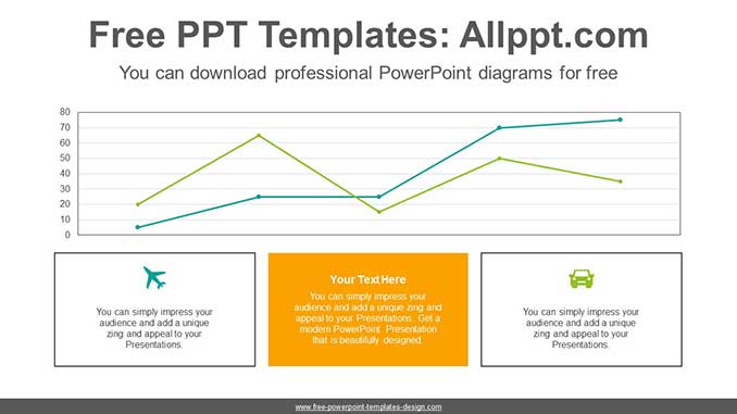 Table line charts PowerPoint Diagram - Slidesgo templates