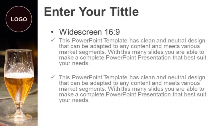 Taste Of Beer-Food PPT Templates - Powerpoint and google slides ...