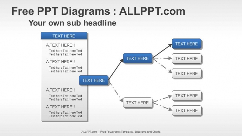 tree decision Powerpoint templates and Google Slides themes -Slidego