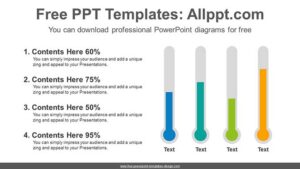 Thermometer chart PowerPoint Diagram - Slidesgo templates