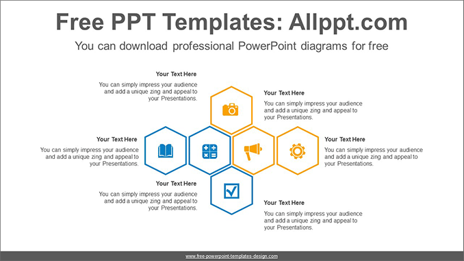 hexagon Powerpoint templates and Google Slides themes -Slidego