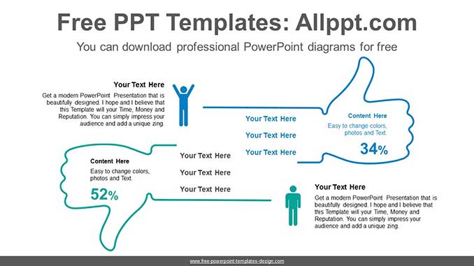 Thumb Up-Down PowerPoint Diagram - Powerpoint and google slides ...