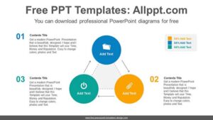 Triangular Flow PowerPoint Diagram - Slidesgo templates