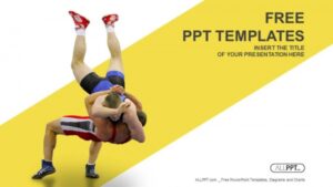 wrestling Powerpoint templates and Google Slides themes -Slidego