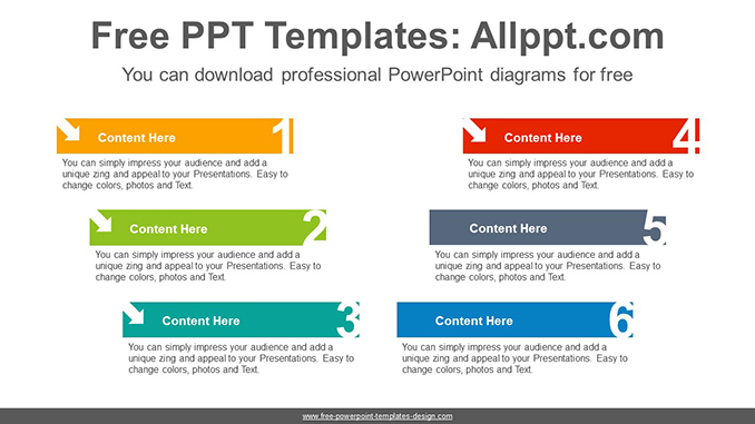 V-numbered banner PowerPoint Diagram Template - Slidesgo templates V-numbered banner PowerPoint Diagram Template - Slidesgo templates