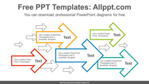 Various size arrows PowerPoint Diagram Template - Slidesgo templates