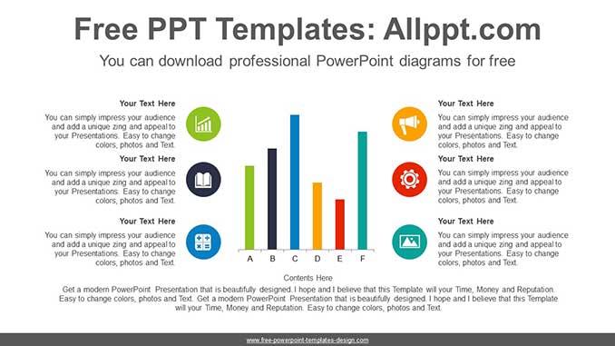 Vertical Bar Chart PowerPoint Diagram - Slidesgo templates Vertical Bar Chart PowerPoint Diagram - Slidesgo templates