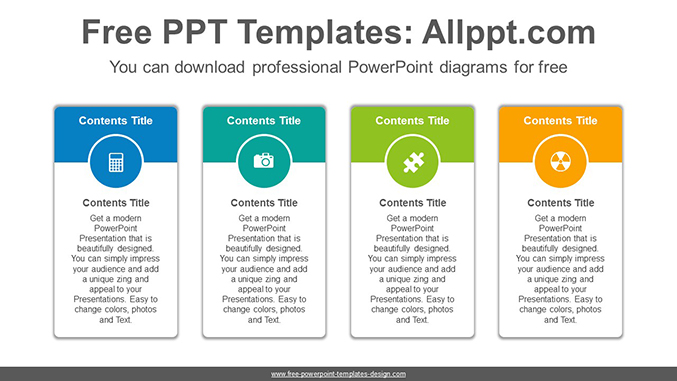 Vertical carded banner PowerPoint Diagram Template - Slidesgo templates Vertical carded banner PowerPoint Diagram Template - Slidesgo templates