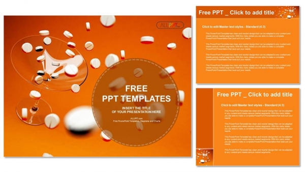 White pills-Medical PowerPoint Templates - Slidesgo templates